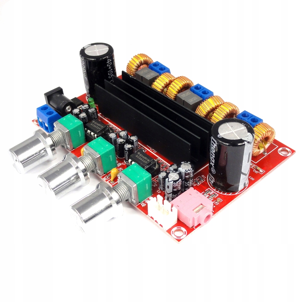 Wzmacniacz audio 2.1 TPA3116D2 2x50W+100W subwoofe - 12190621810 - oficjalne archiwum Allegro