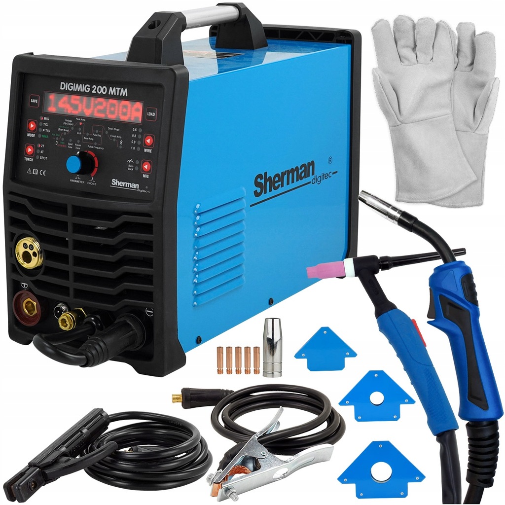 Spawarka MIGOMAT 3w1 Sherman MIG 200 MTM Puls DC - 13072809950 - oficjalne archiwum Allegro