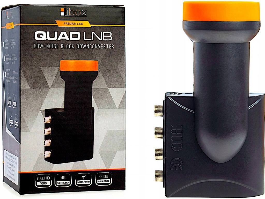 KONWERTER SATELITARNY Quad Full HD 4K Polsat NC+ - 10640901420 - oficjalne archiwum Allegro