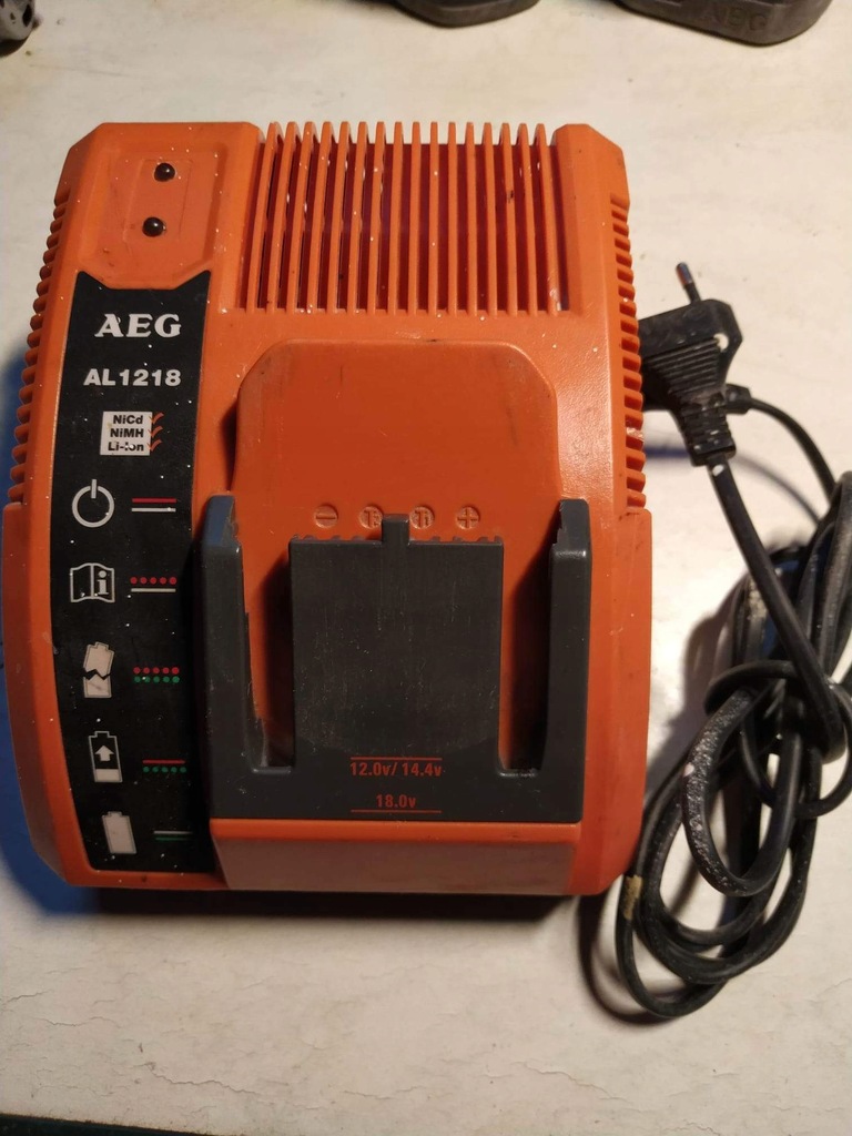Ładowarka AEG AL 1218 12-18 V NiCd NiMh Li-lon - 13145621257 - oficjalne archiwum Allegro
