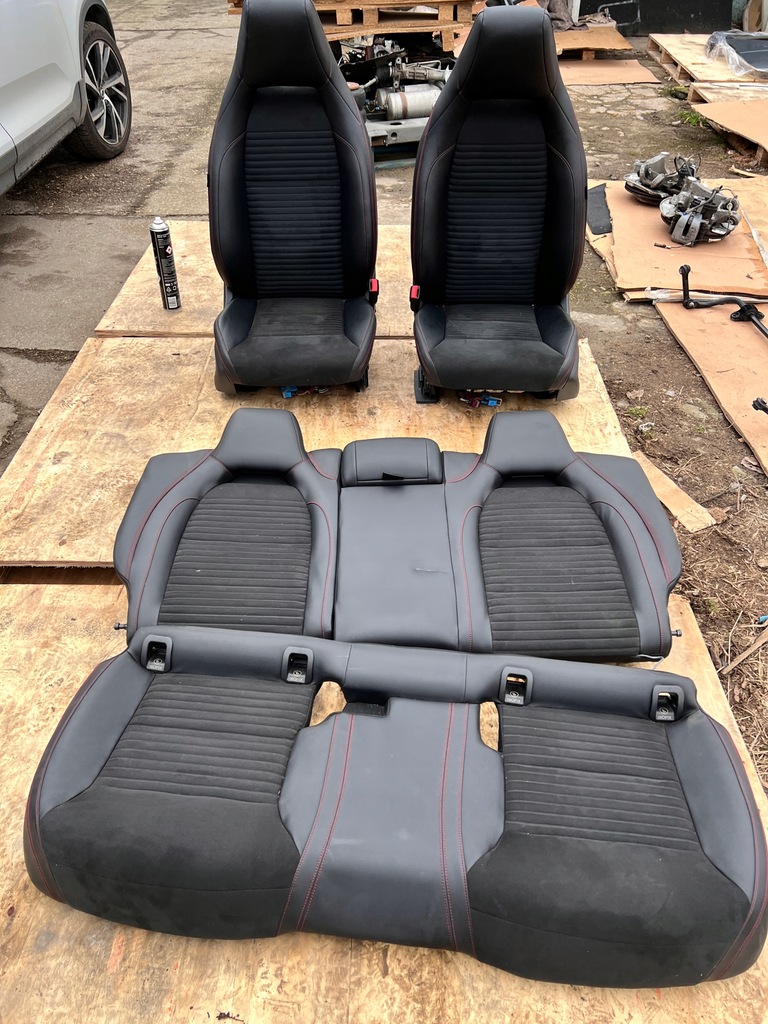 Mercedes A W176 AMG FOTELE KANAPA KOMPLET EUROPA - 15312227617 ...