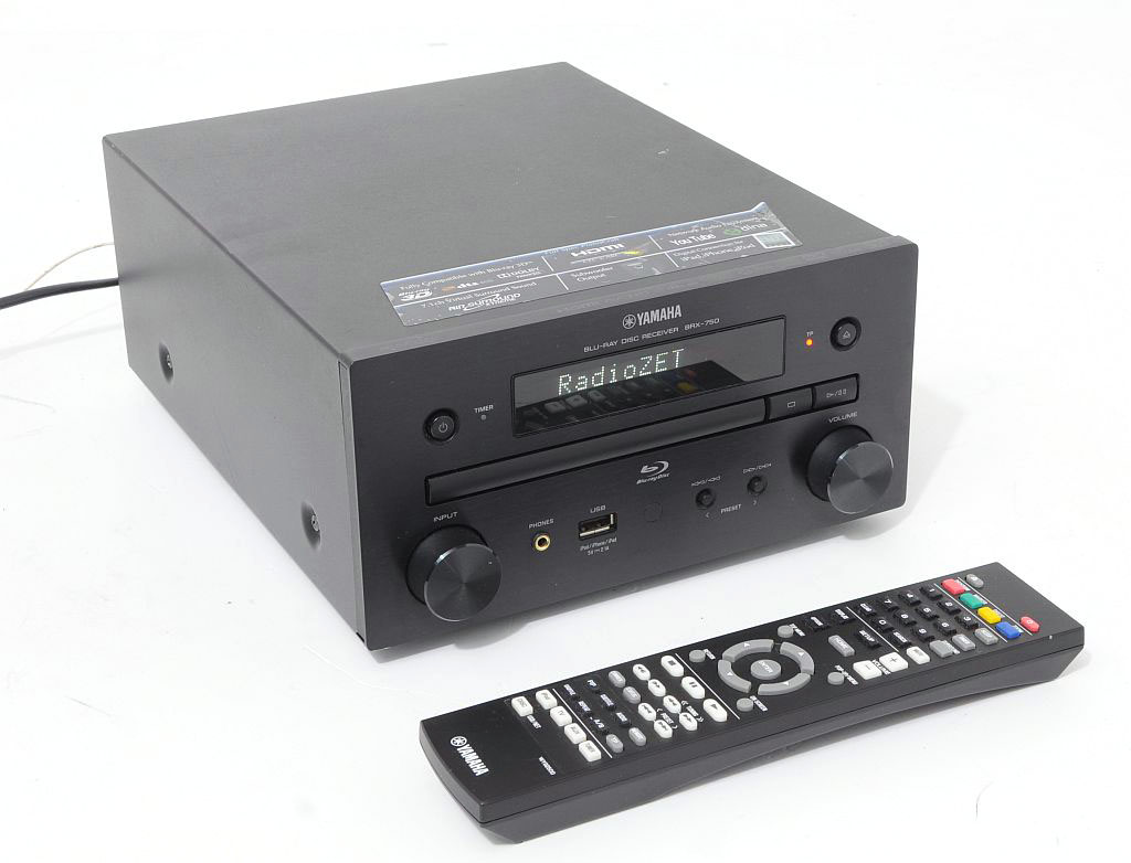 YAMAHA BRX-750 AMPLITUNER STEREO 2.1 BLURAY/CD USB NETWORK PILOT ...