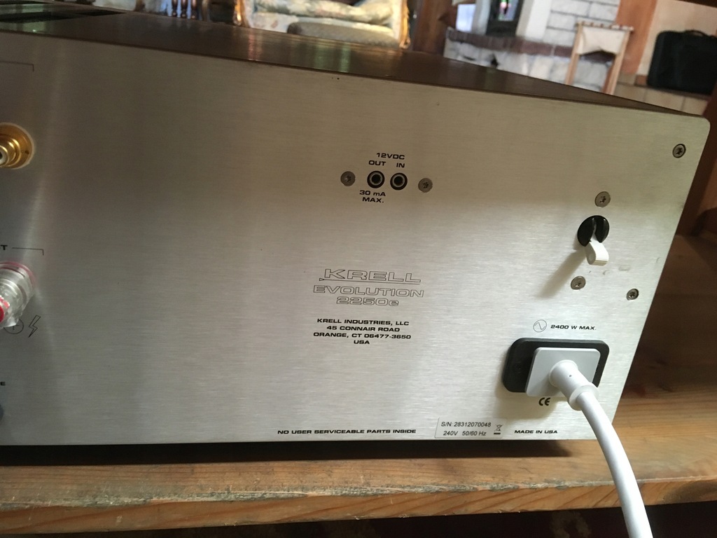 Krell EVO 2250e 2x250,2x500W 4ohm Hi END końc.mocy - 7591789941 ...