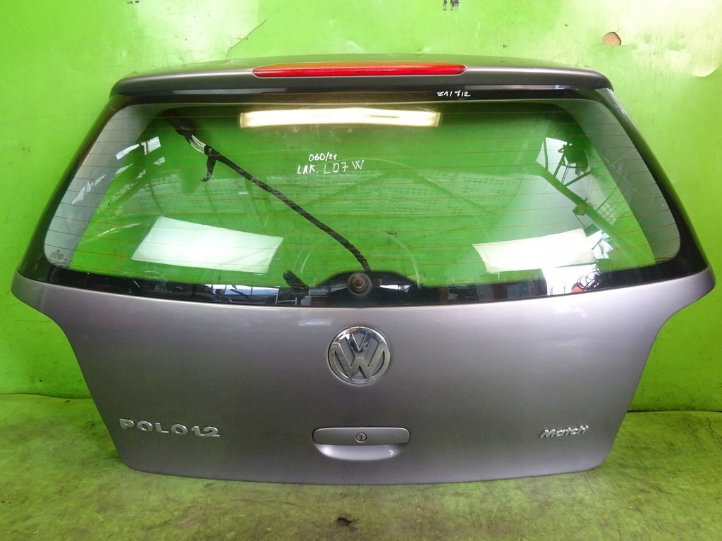 Klapa tylna z szybą VW POLO IV 9N LD7W - 10914825681 - oficjalne ...