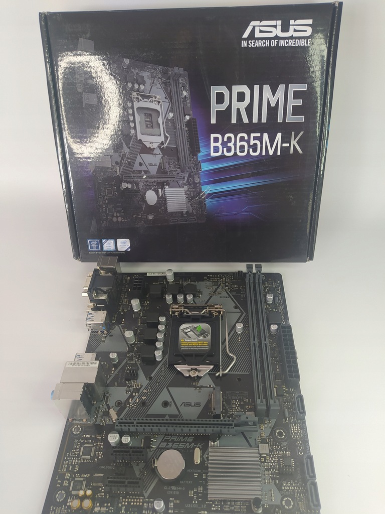 Płyta główna Asus Prime B365M-K Micro ATX - 12166970359 - oficjalne archiwum Allegro