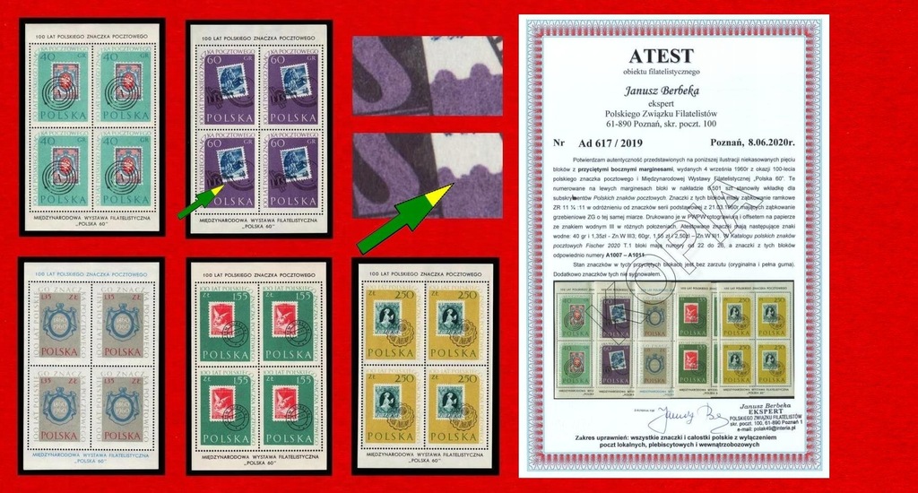 1007-1011 blok 22-26 LUX Subskrypcja wąski Błąd B9 - 12392355676 - oficjalne archiwum Allegro