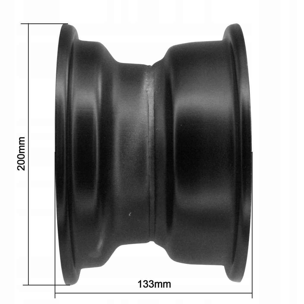 FELGA KOŁO 7 CALI 16x8-7 ATV QUAD 110 125 3 otwory - 9568618264 ...