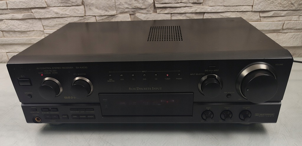 Technics SA-AX530 Mocny amplituner 5,1 z RDS - 12590553439 - oficjalne archiwum Allegro