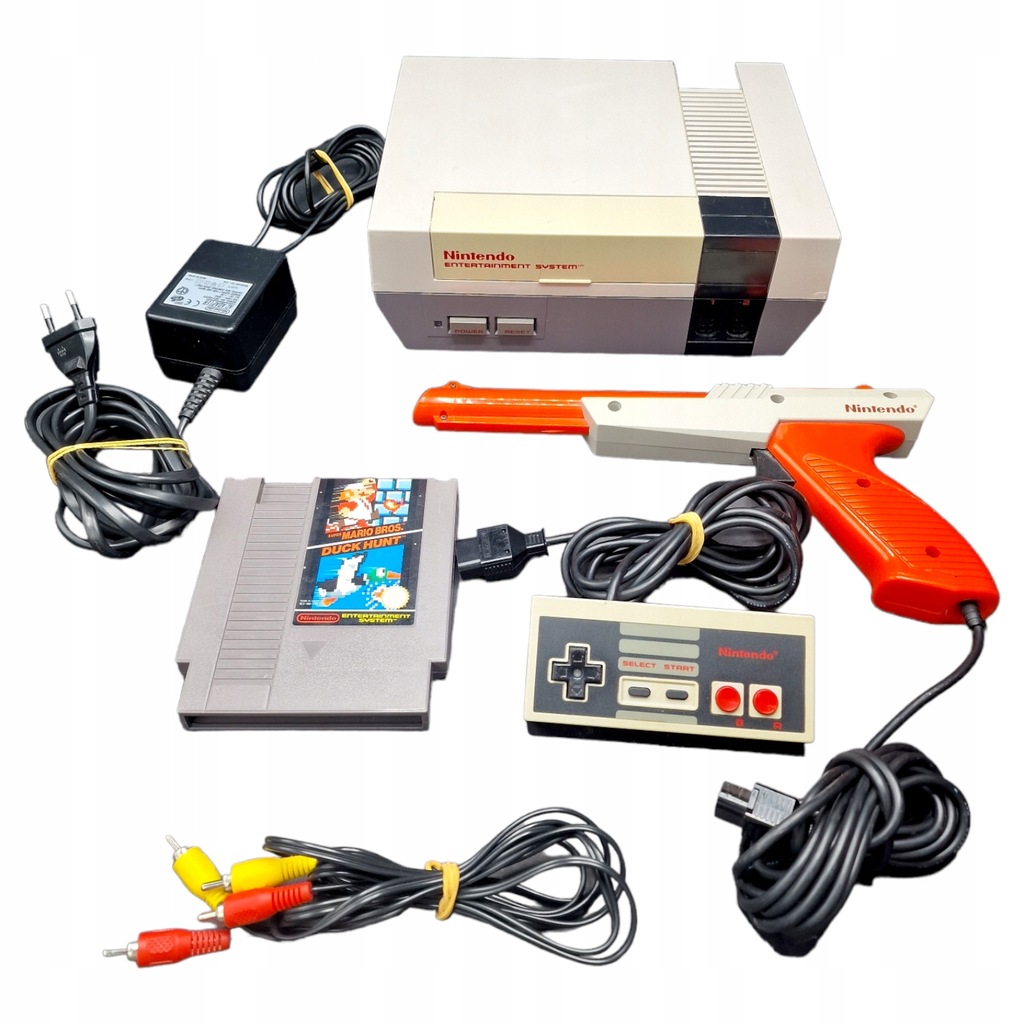 Konsola Nintendo NES pistolet Super Mario i Kaczki - 12906852867 - oficjalne archiwum Allegro