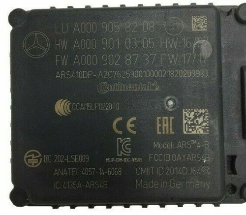 RADAR SENSOR MODUŁ MERCEDES A0009058208 ORYGINAŁ - 10744954177 ...