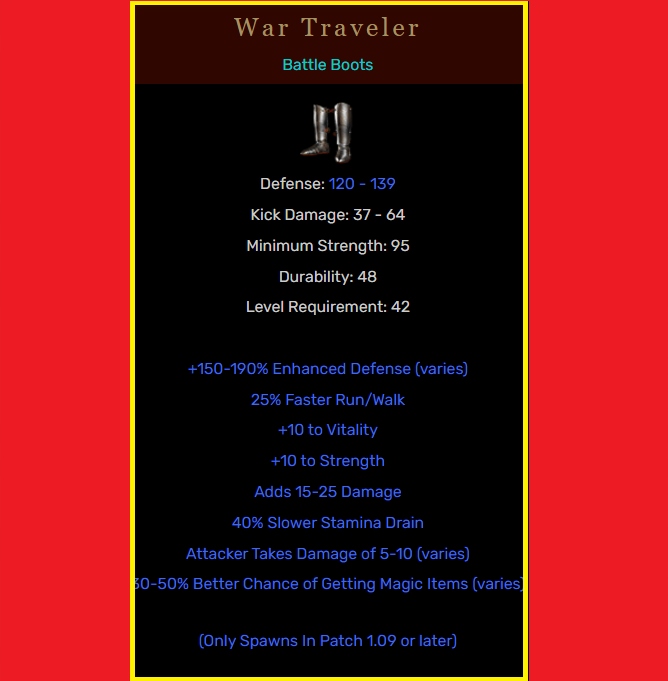 D2R Diablo 2 Ladder Podróżniki War Traveler MF - 13669136966 ...