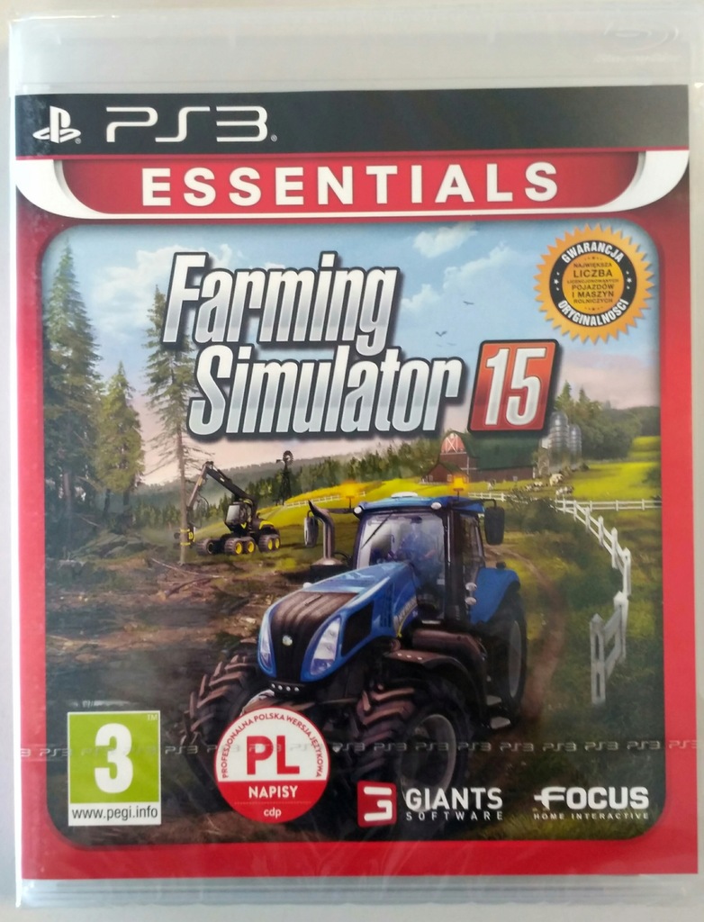 FARMING SIMULATOR 2015 / GRA PS3 / NOWA / PL - 7511445083 - oficjalne ...