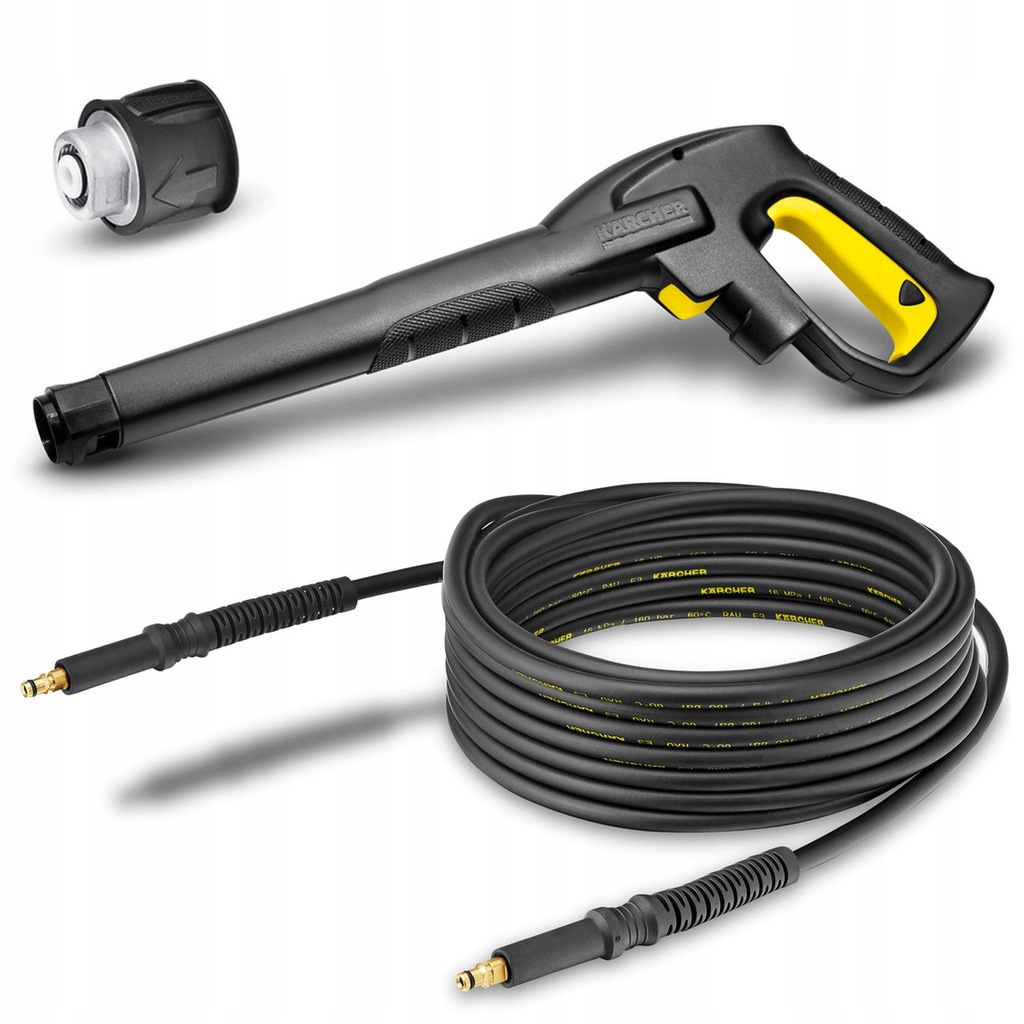 PISTOLET I WĄŻ KARCHER DO MYJKI K2 K3 K5 K7, 7,5 m - 10932029671 - oficjalne archiwum Allegro
