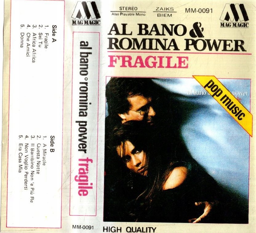 Al Bano & Romina Power - Fragile MC - 12484576678 - oficjalne archiwum ... Al Bano & Romina Power - Fragile MC - 12484576678 - oficjalne archiwum ...