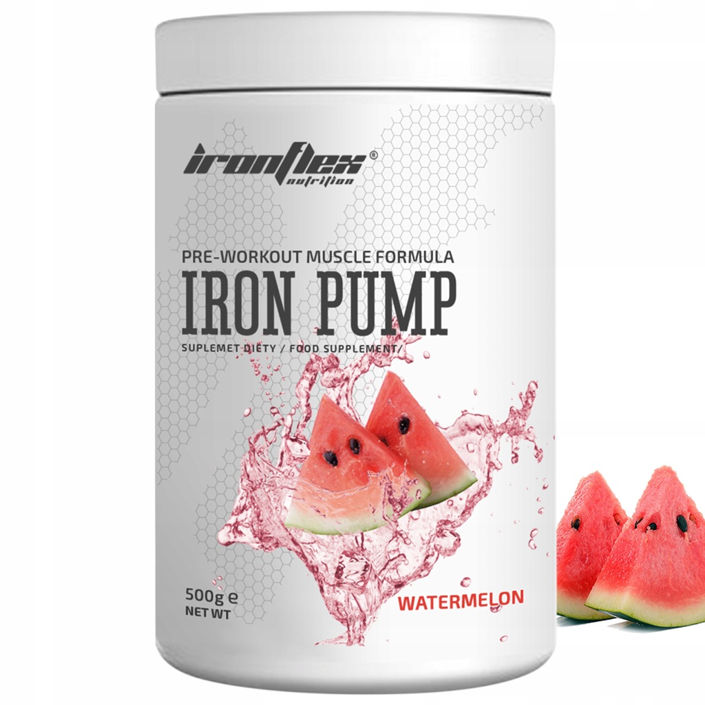 IRONFLEX IRON PUMP 500g CYTRULINA PRZEDTRENINGÓWKA - 13534619599 ...