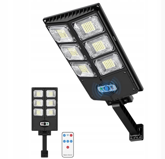 LAMPA ULICZNA /LATARNIA SOLARNA+PILOT+UCHWYT 252 LED MOCNA - 16166291479 - oficjalne archiwum ...