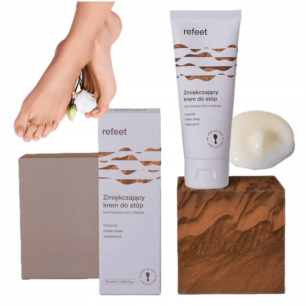 KREM DO STÓP z mocznikiem MASŁO SHEA ZMIĘKCZAJĄCY regeneruje nawilża ...