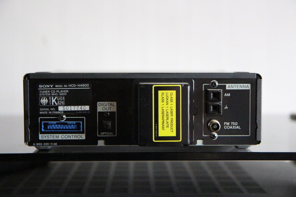 Sony HCD-H4800 , system MHC-4800 - 12242584696 - oficjalne archiwum Allegro