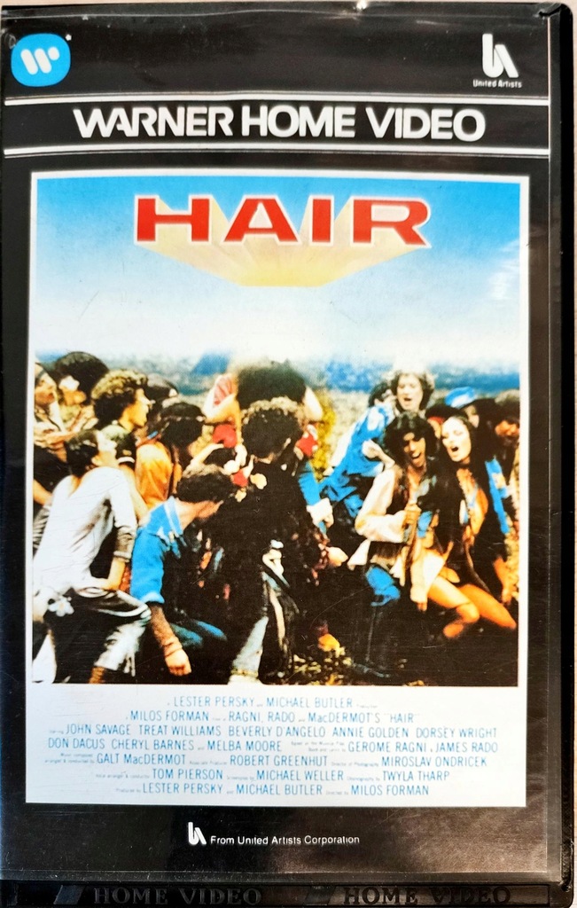 VHS WARNER HOME VIDEO HAIR - 12785623528 - oficjalne archiwum Allegro