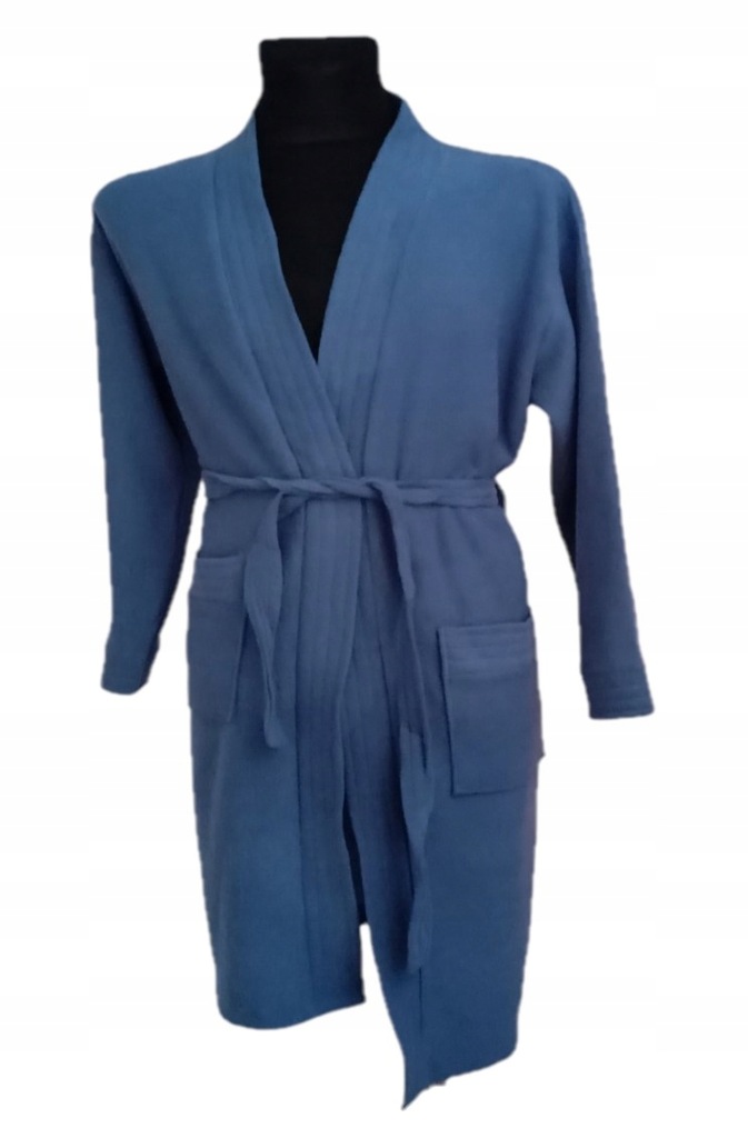 Szlafrok Podomka Porannik męski L 100% Bawełna - 12264742695 ...