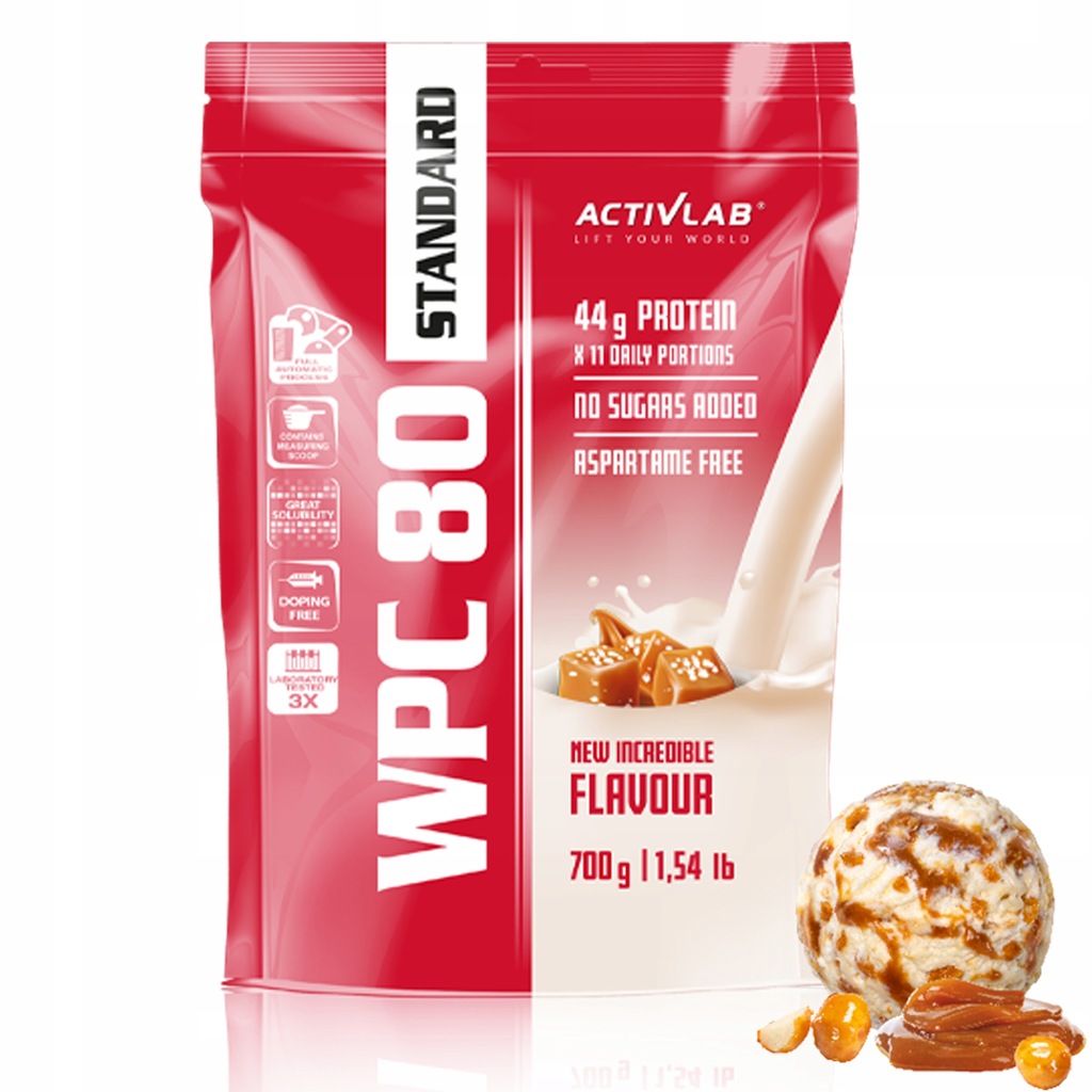 ACTIVLAB WPC80 STANDARD 700g BIAŁKO KONCENTRAT - 11044778553 - oficjalne archiwum Allegro