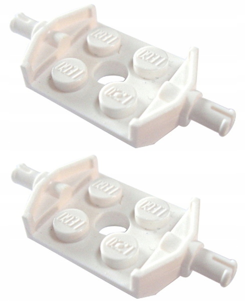 LEGO 6157 PŁYTKA 2x2 oś na koło biały - 2 szt - 11675973816 - oficjalne ...