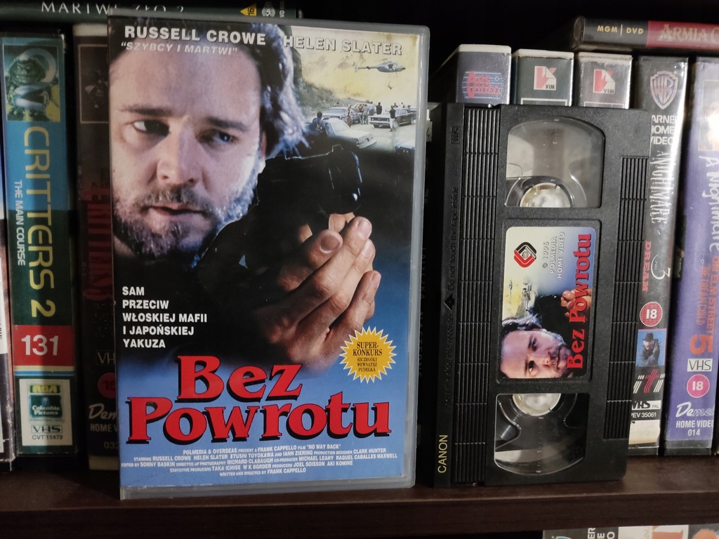 BEZ POWROTU # RUSSELL CROWE # kaseta VHS - 14983156396 - oficjalne archiwum Allegro