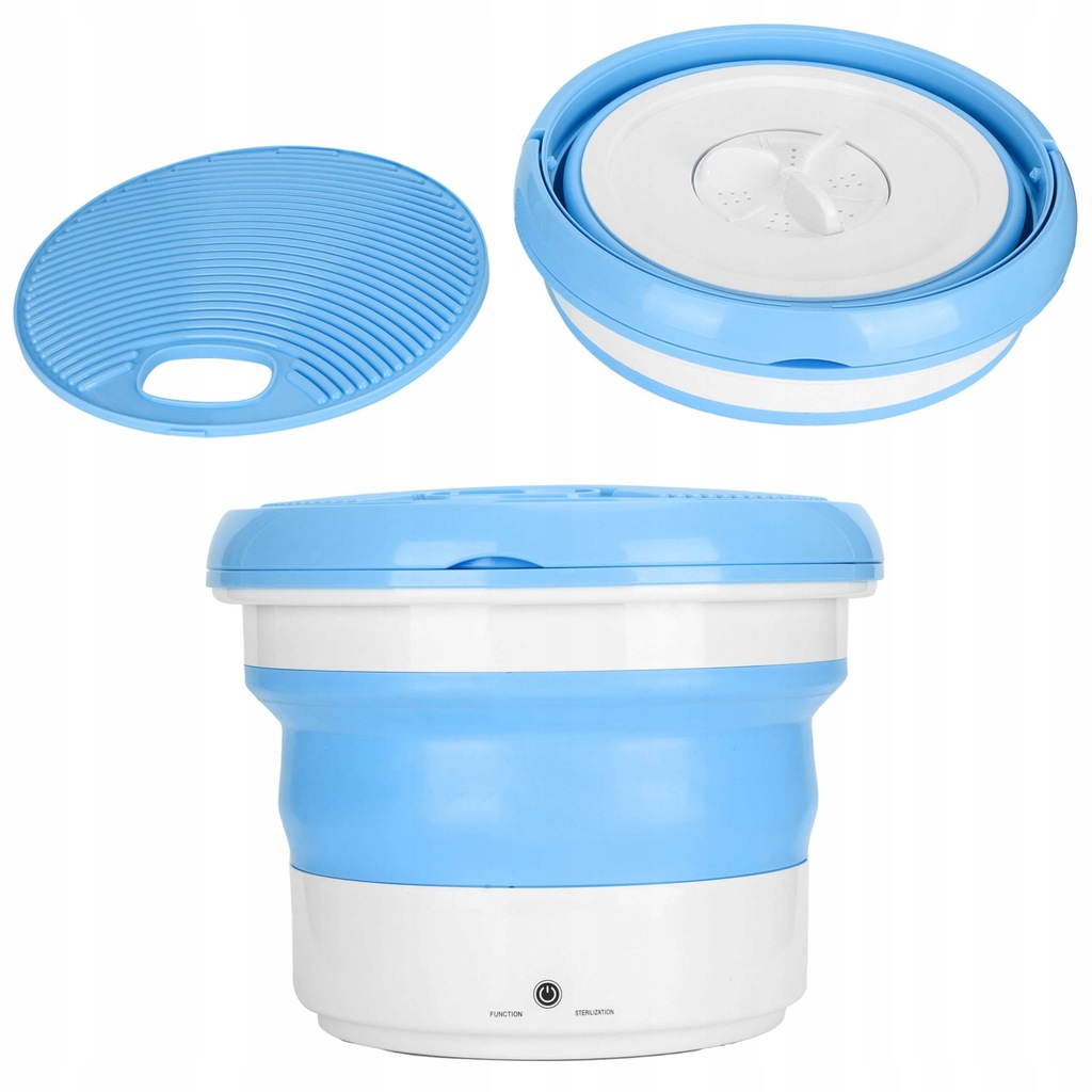 SKŁADANA MINI PRALKA PRALKA PODRÓŻNA DO DOMU - 12846377660 - oficjalne ...