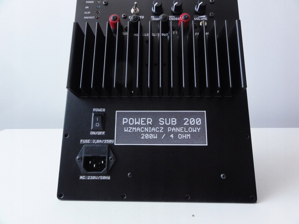 Panel 200W RMS/4ohm - wzmacniacz do subwoofera - 10790421390 - oficjalne archiwum Allegro