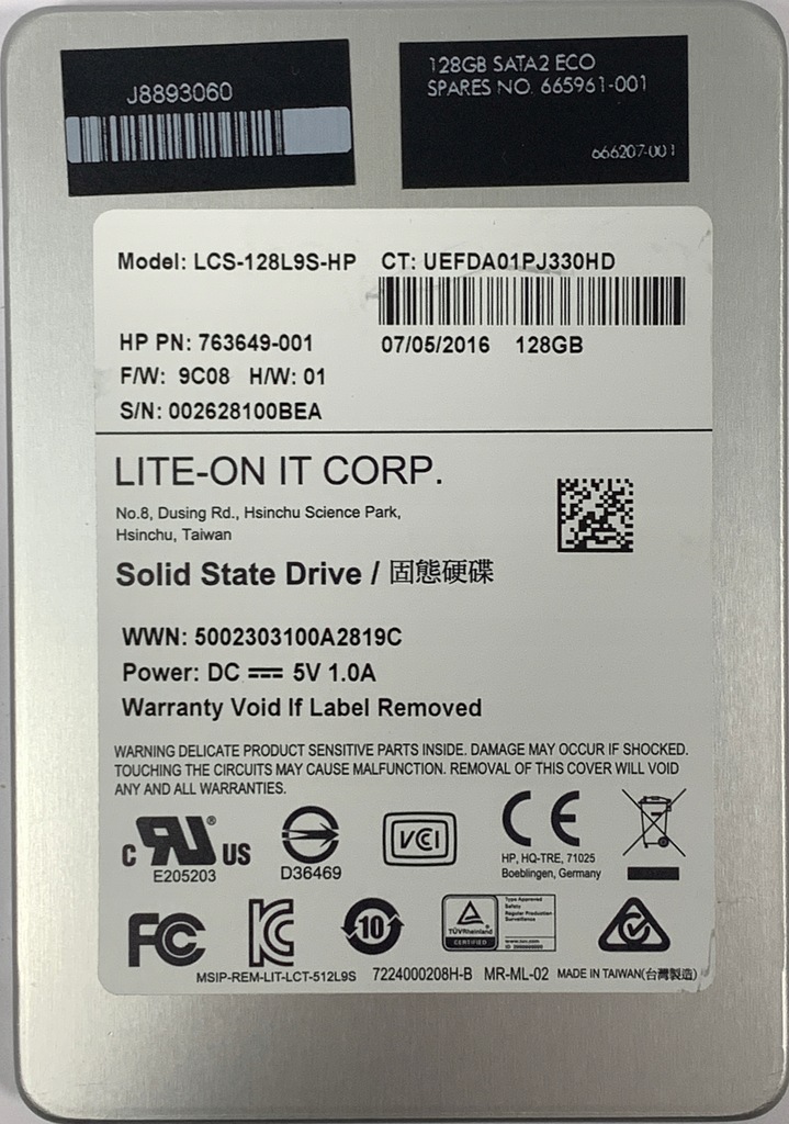 Dysk SSD Lite-On LCS-128L9S-HP 128GB 2,5" SATA 526 - 14324126934 ...
