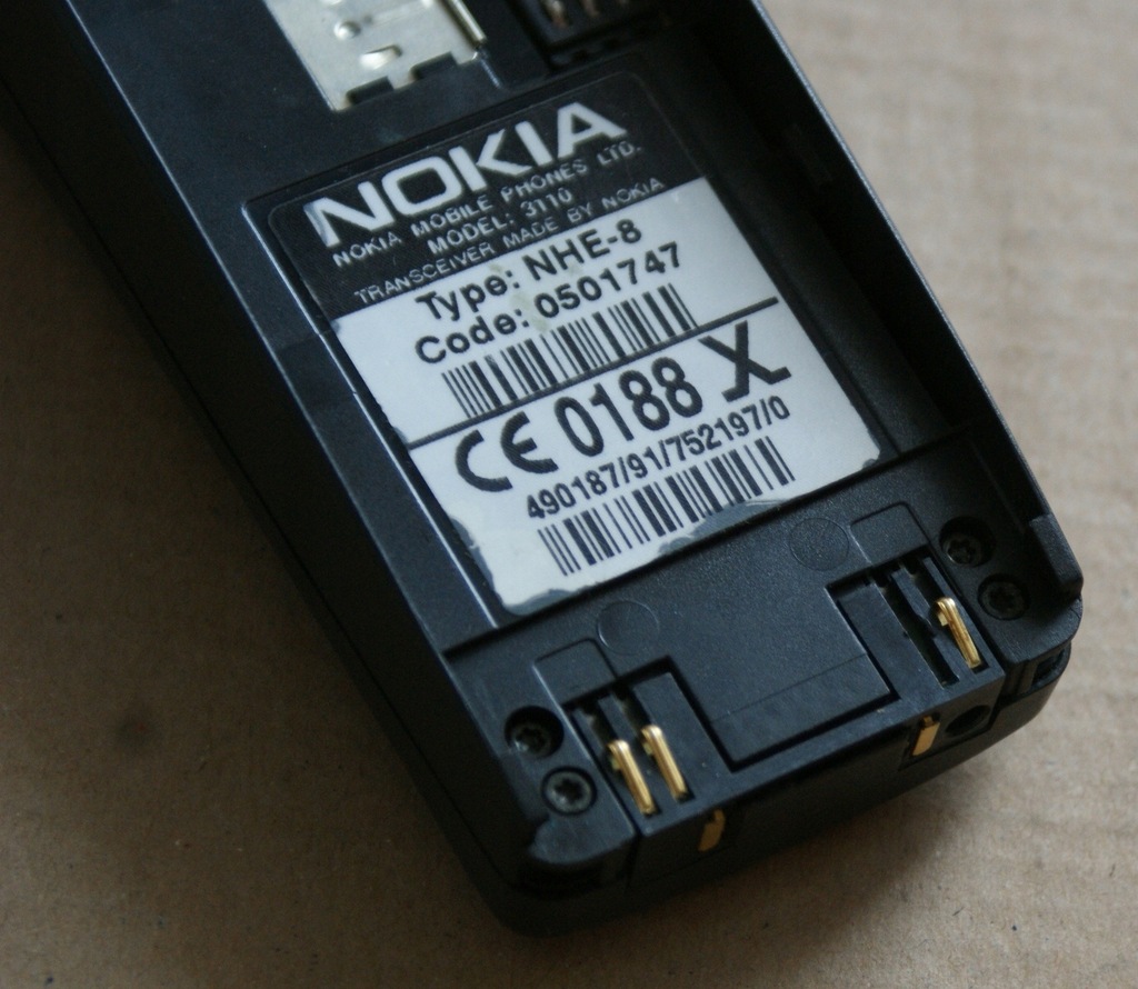 Telefon Nokia 3110 bateria BMH-1 unikat kolekcja - 8260832083 - oficjalne archiwum Allegro