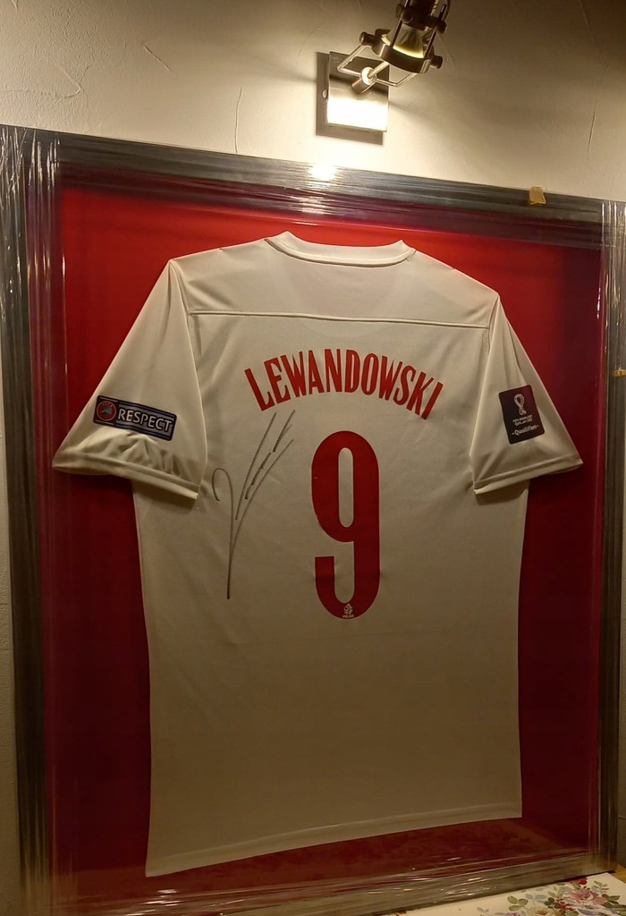 Robert Lewandowski - Polska - koszulka + autograf - 12594405032 ...