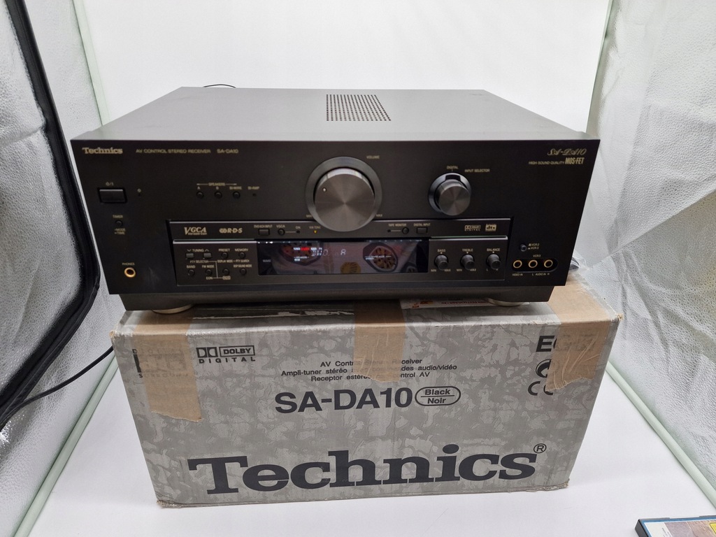 Technics SA-DA10 Amplituner + Oryginalny karton !! - 12348945133 - oficjalne archiwum Allegro