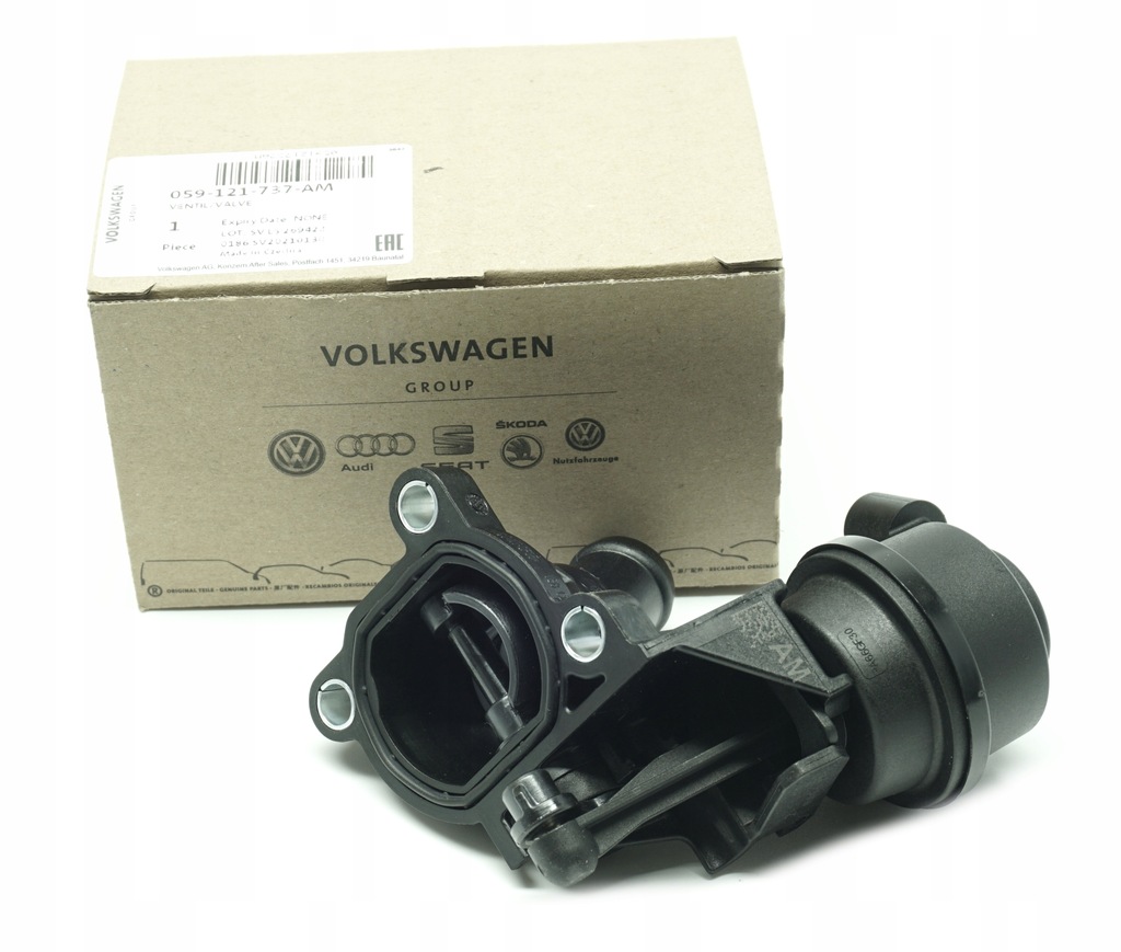 ZAWÓR REGULACJI CHŁODZENIA AUDI A6 C7 059121737AM - 10596262322 ...