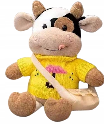 MASKOTKA PLUSZAK KROWA KRÓWKA 26cm - 12463799465 - oficjalne archiwum ...