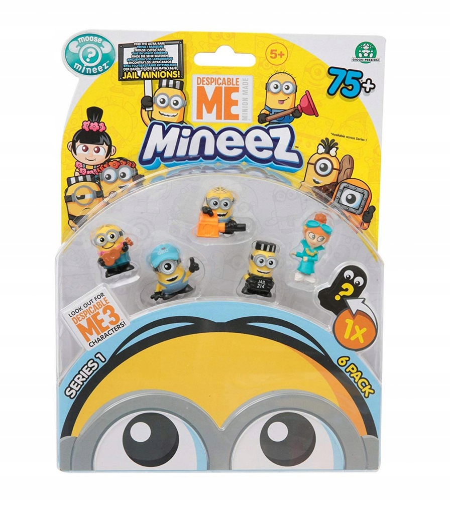 Minionki Mineez Zestaw Minifigurki 6w1 - 11727598901 - oficjalne ...