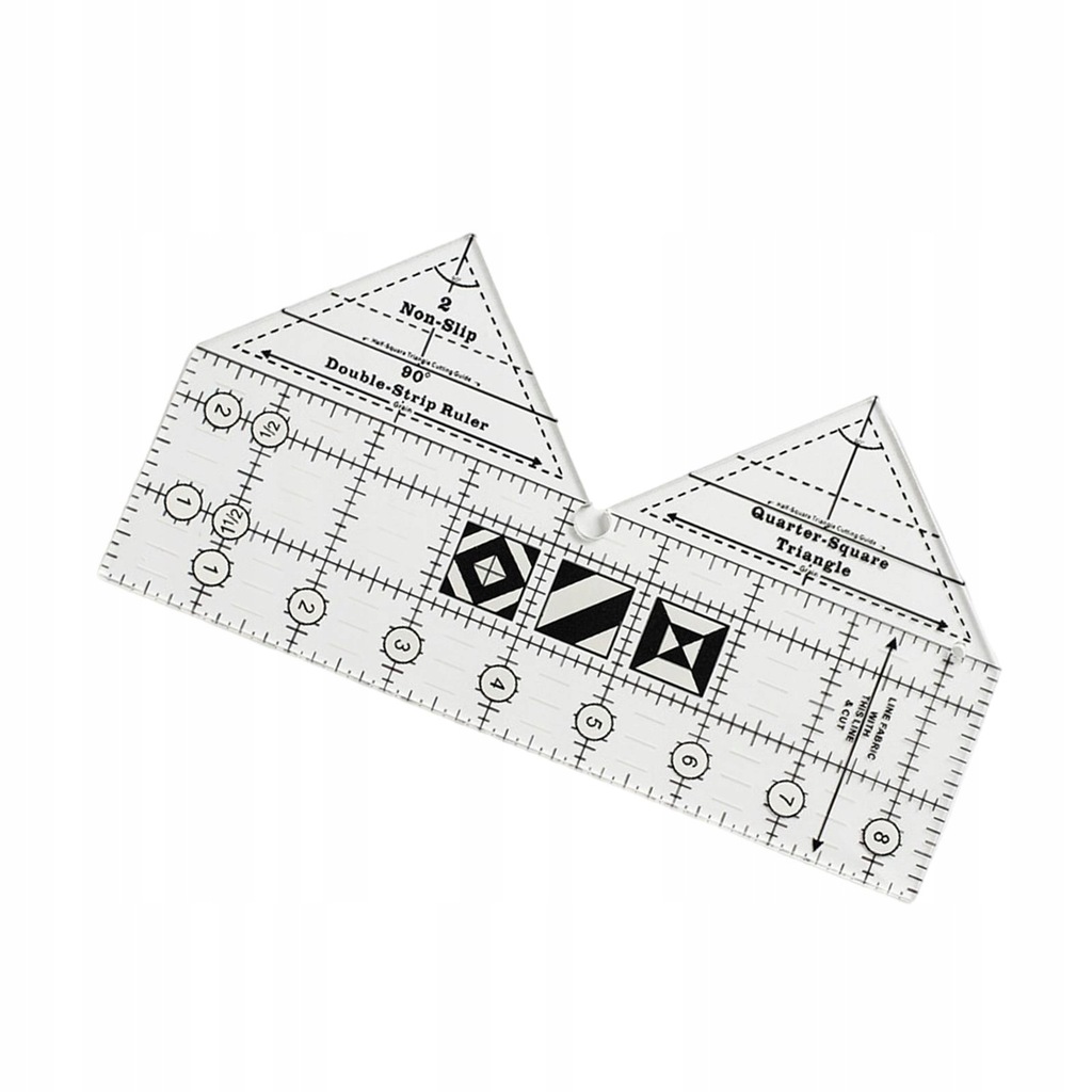 Triangle Quilting Ruler Triangle Quilting 8inch - 13491092564 ...