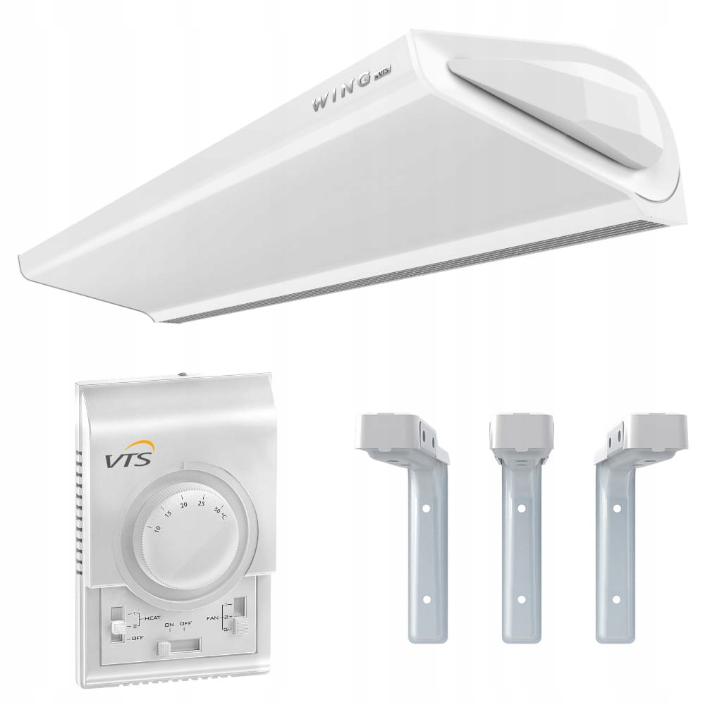 Kurtyna powietrzna VTS WING II E150 AC 12kW - 12398205694 - oficjalne archiwum Allegro