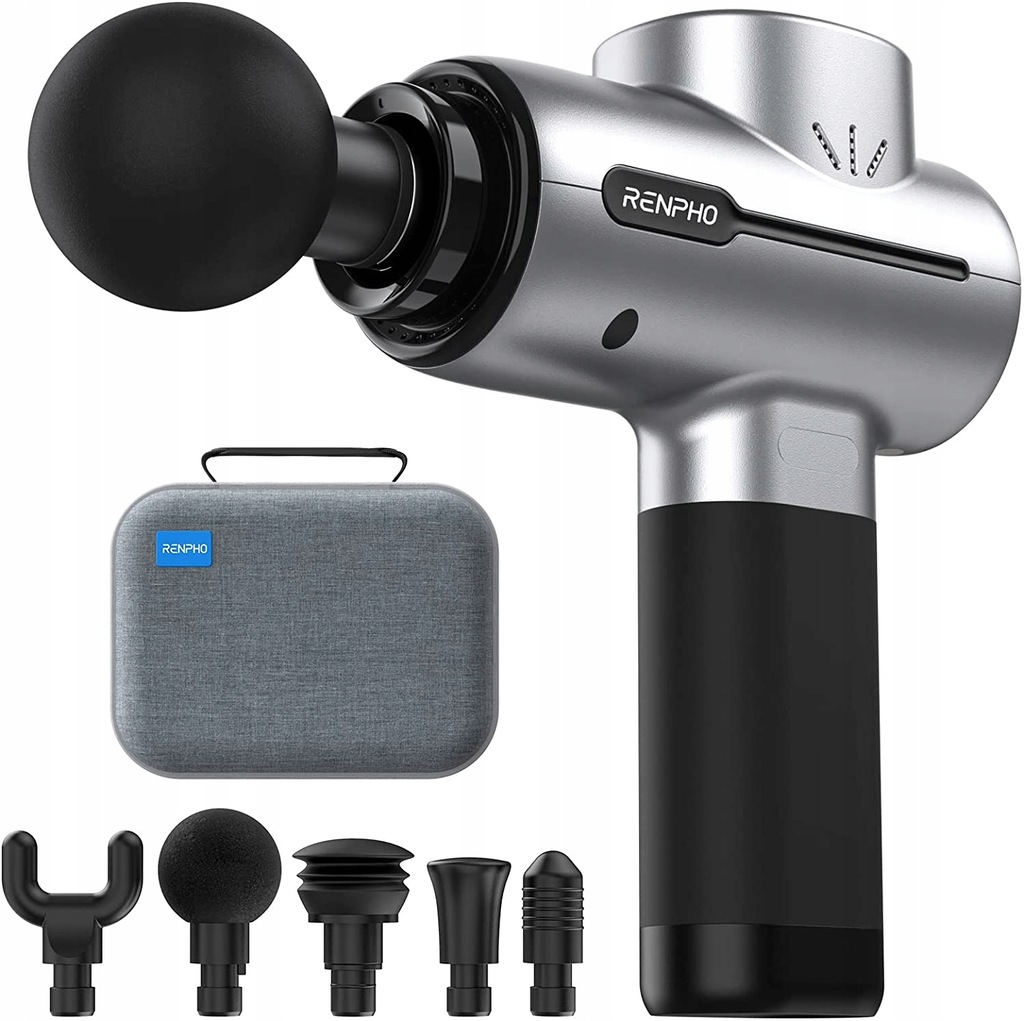 Pistolet masujący Masażer R3 Mini 5 końcówek RENPHO - 14832644874 ...