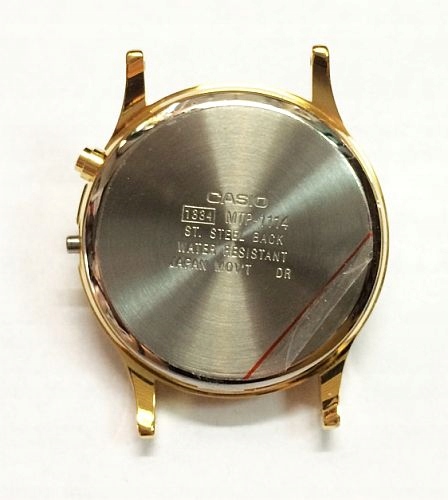 CASIO MTP-1114 NOWA KOPERTA+SZKIEŁKO DO ZEGARKA - 7784875621 ...