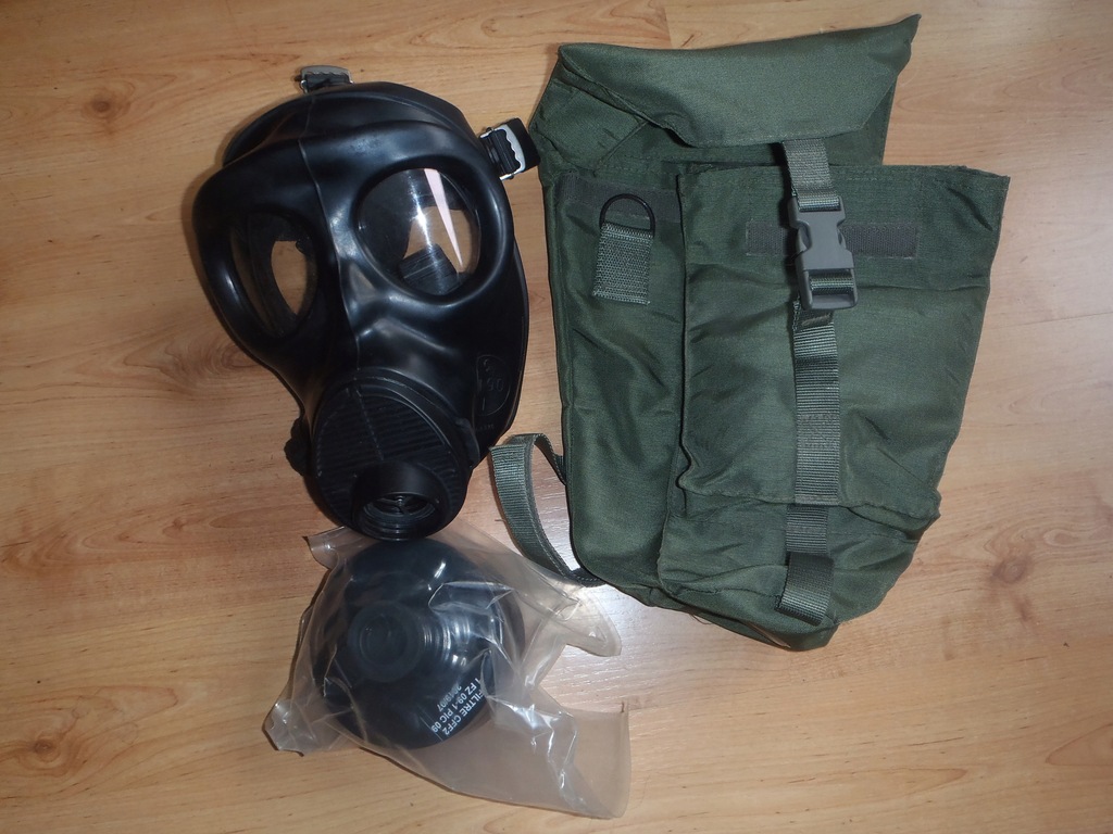 NOWA MASKA PRZECIWGAZOWA WOJSKOWA SEKUR M90 - 12857801411 - oficjalne archiwum Allegro