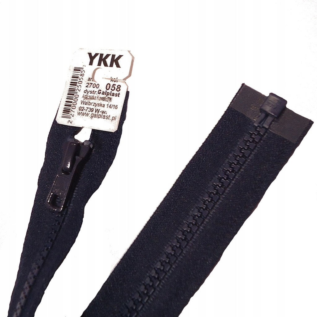 YKK zamek błyskawiczny do kurtki rozdzielczy kostkowy 70cm 058 - 10126744801 - oficjalne ...