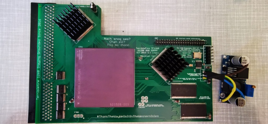 Karta turbo Amiga1200 TerribleFire TF1260 66MHz - 12633150684 ...