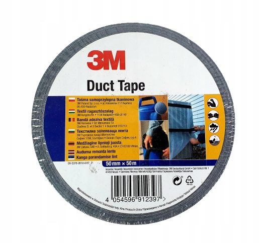 3M duct tape taśma naprawcza tkaninowa 50mm x 50m - 12564657463 ...