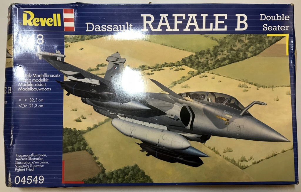 REVELL-DASSAULT RAFALE B DOUBLE SEATER-1:48 - 14678428614 - oficjalne ...
