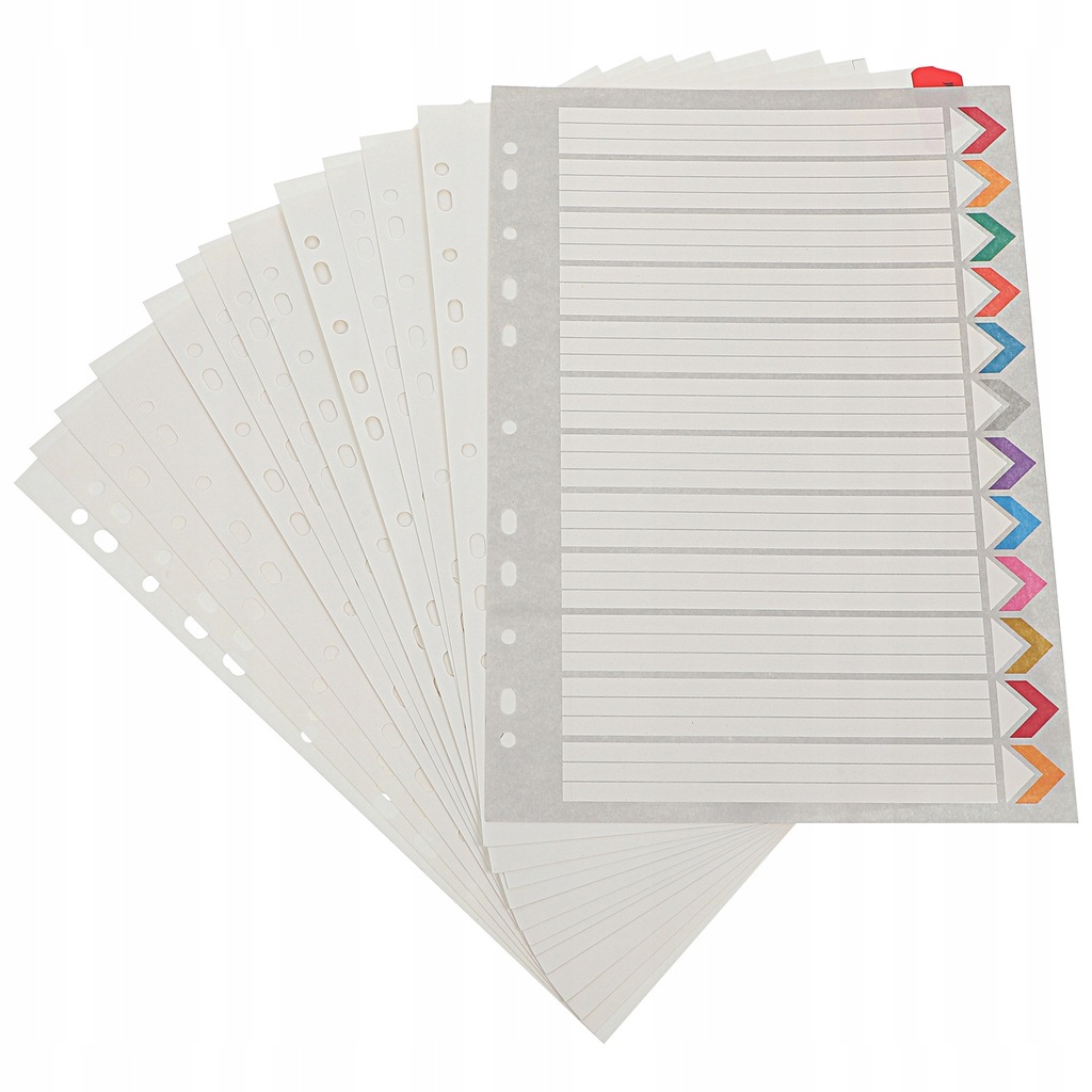 Category Label Board A4 Binder Inserts 12 Sheets - 14171333188 ...