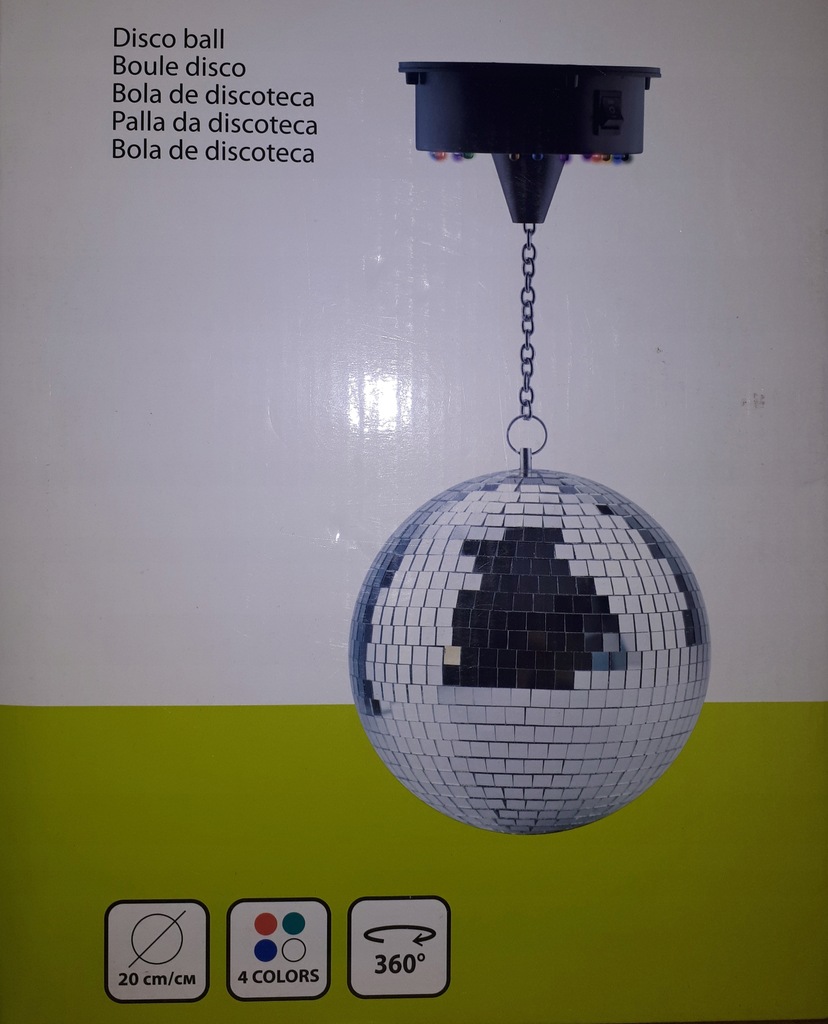 Kula disco na sufit 20cm ( cztery kolory ) - 11205497841 - oficjalne ...