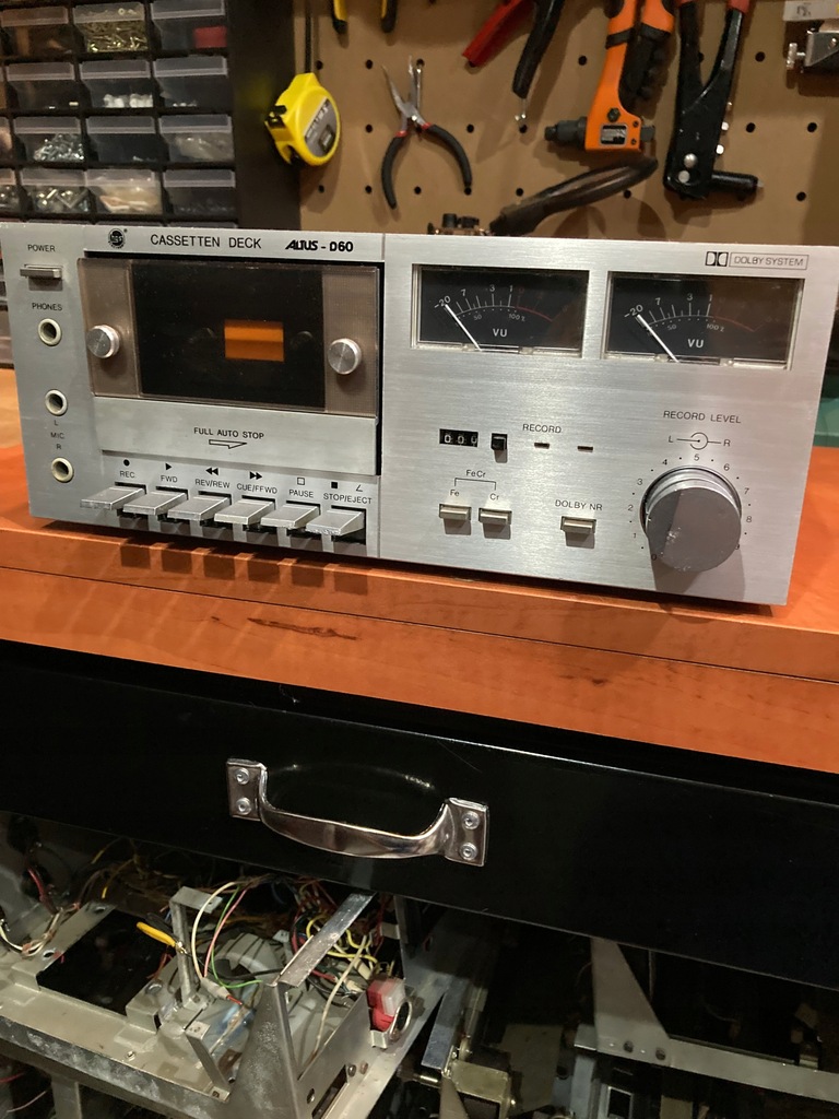 MAGNETOFON MINI-LINE UNITRA ALTUS-D60 PIĘKNY STAN - 12242924485 ...