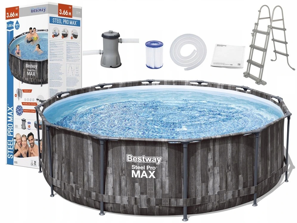 BASEN OGRODOWY STELAŻOWY BESTWAY 5614X 366x100 cm - 13903153378 - oficjalne archiwum Allegro