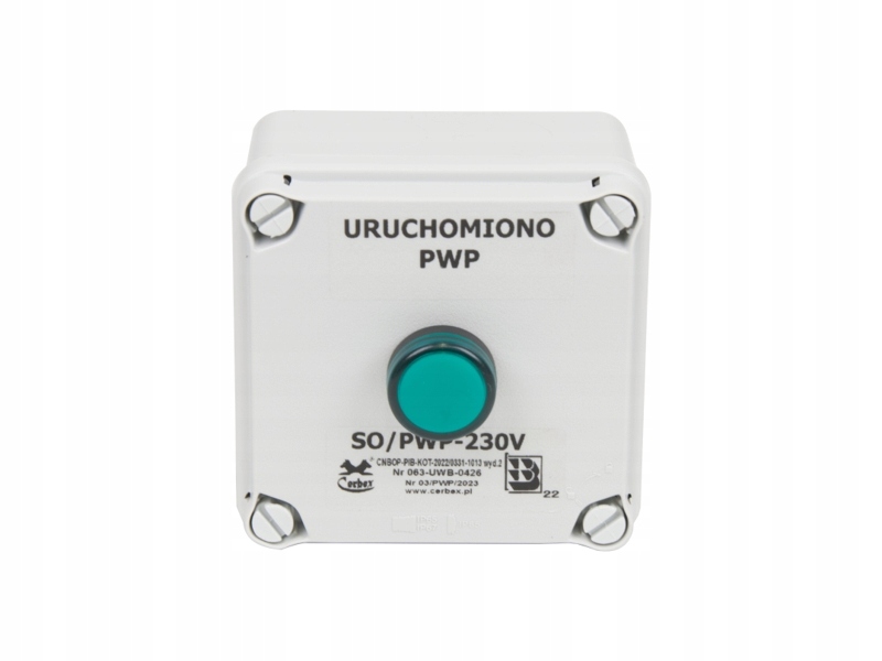 Urządzenie sygnalizacyjne US SO/PWP-230V CNBOP 1404894 CERBEX ...